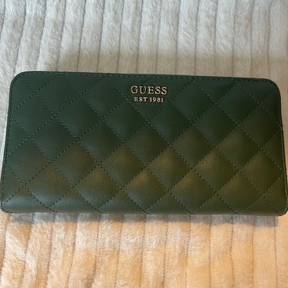 Guess | Bags | Olive Green Guess Wallet | Poshmark